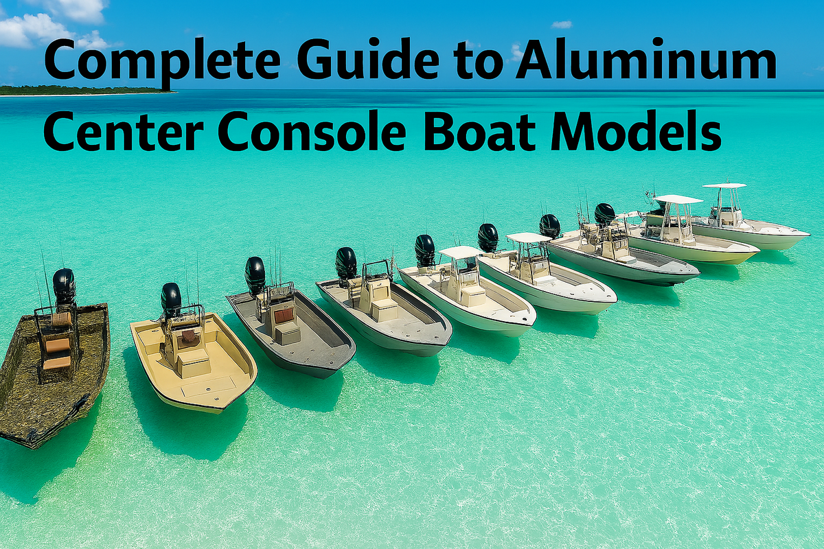 Complete Guide to Aluminum Center Console Boat Models – Krypt T Tops