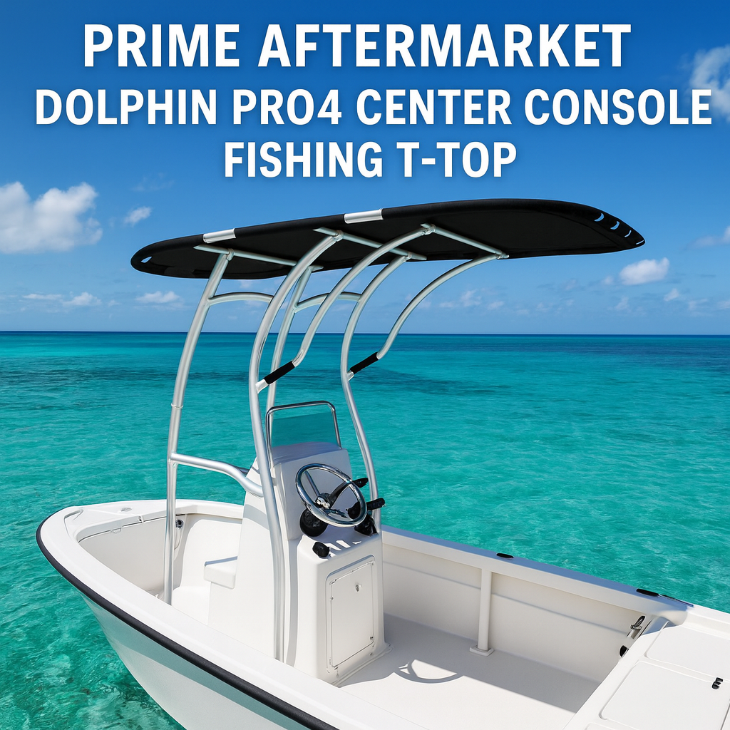 Prime Aftermarket Dolphin Pro 4 Center Console Fishing T-Top – Krypt T Tops